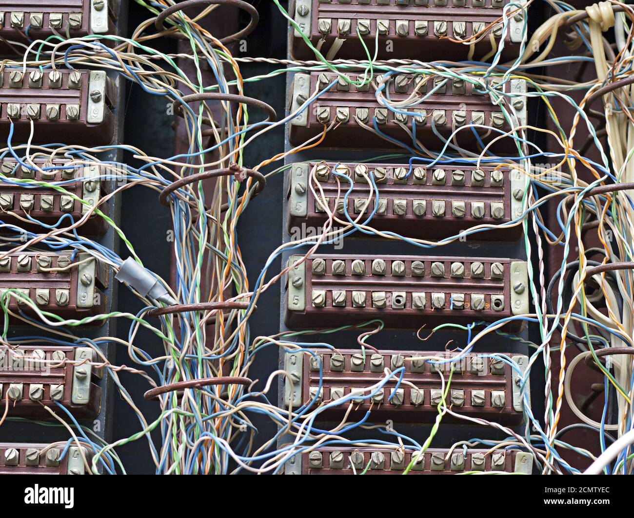 Old Fashioned Telephone Switchboard High Resolution Stock Photography ...
