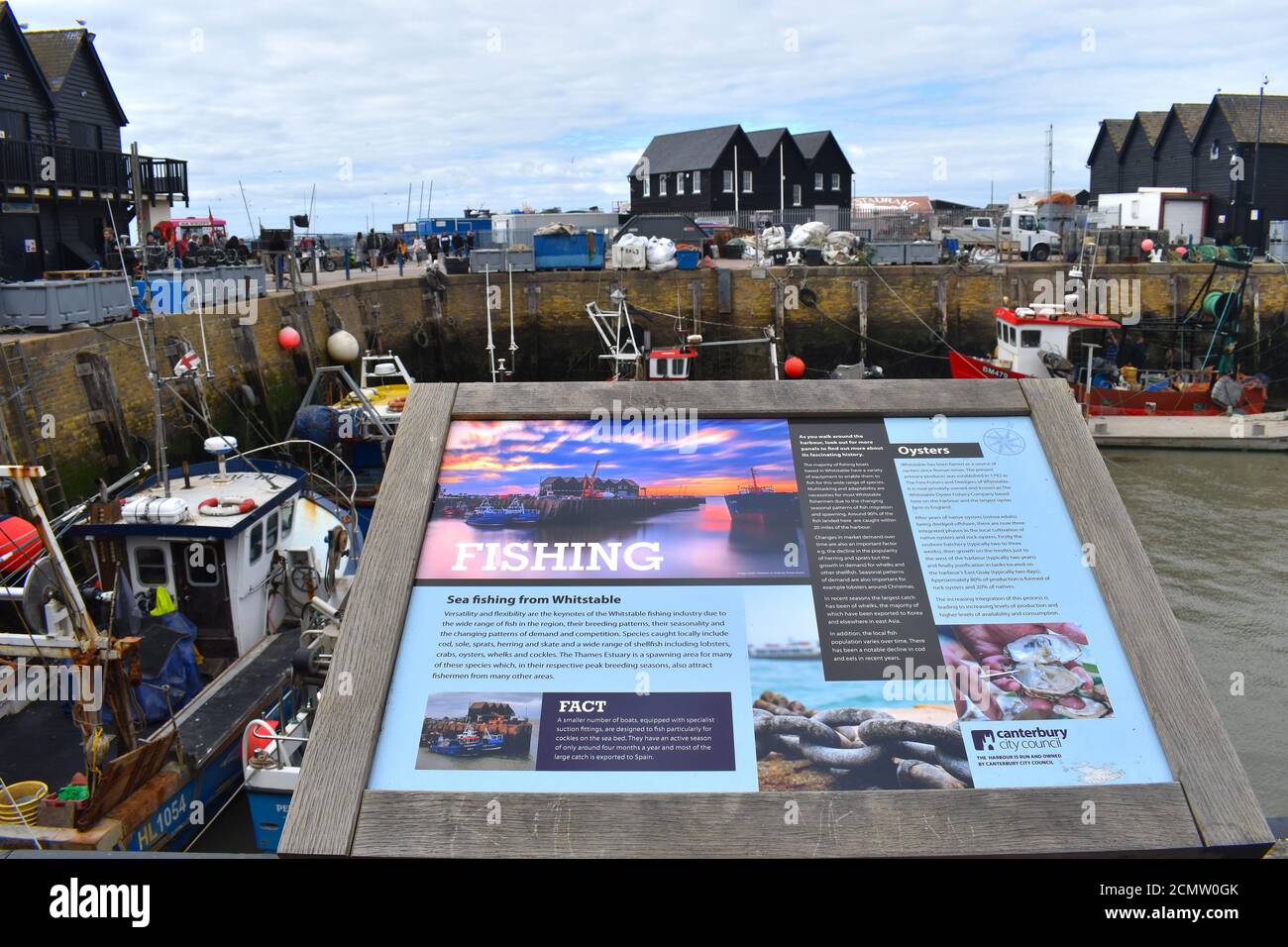 Fully fledged working harbour in Kent Watch fisherman set sail wander ...