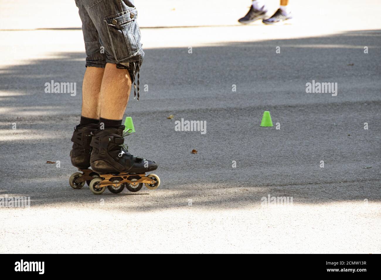 Closeup focus shot of a person skating - concept of skating Stock Photo ...