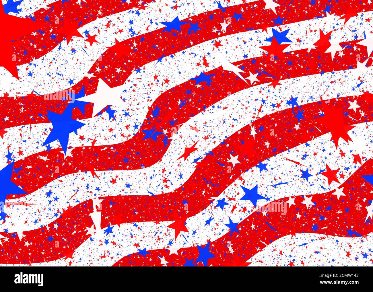 United States Stars and Stripes Election background illustration Stock ...