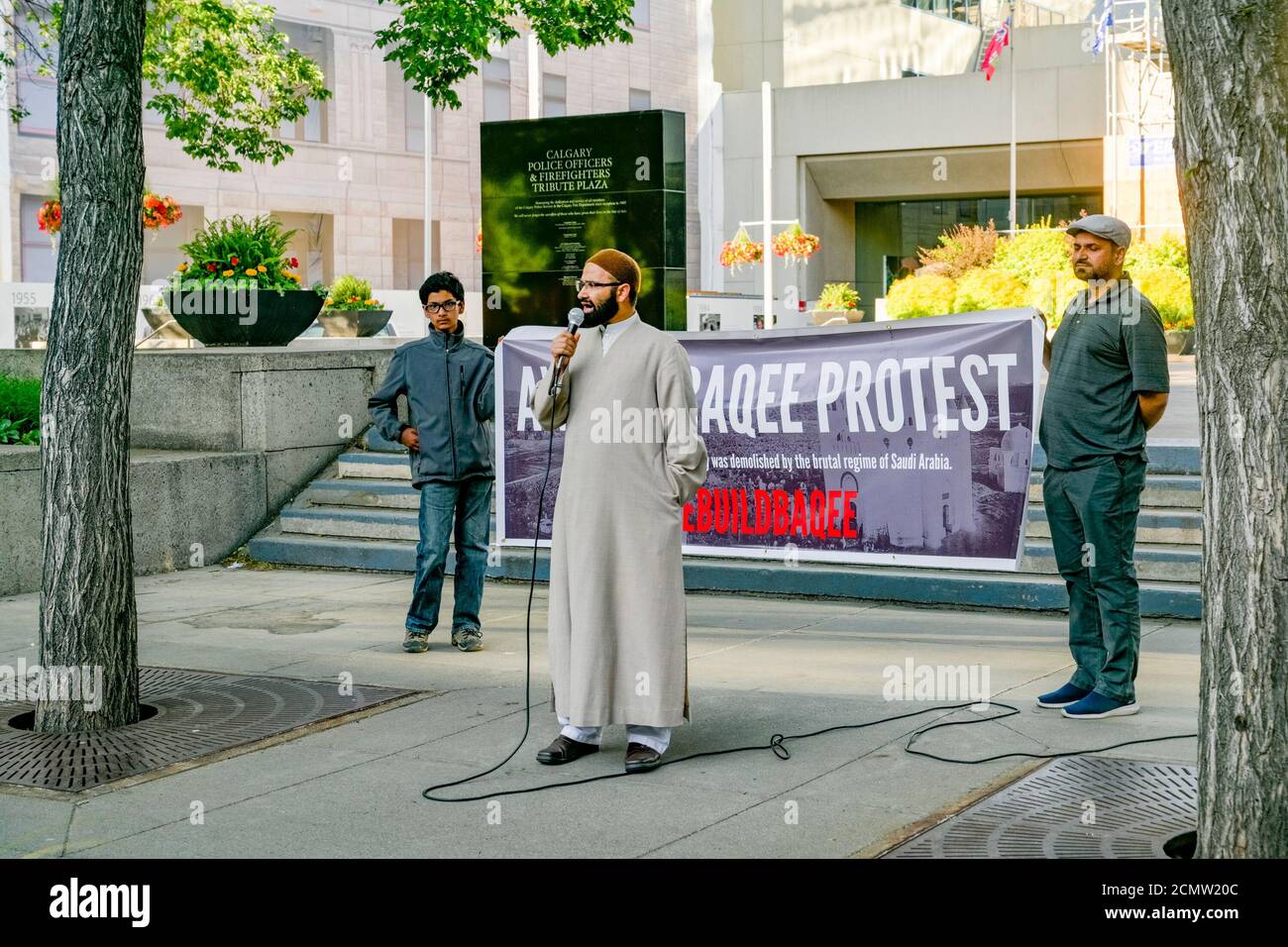 Al Baqee organisation protest against attack on Islamic Heritage in ...