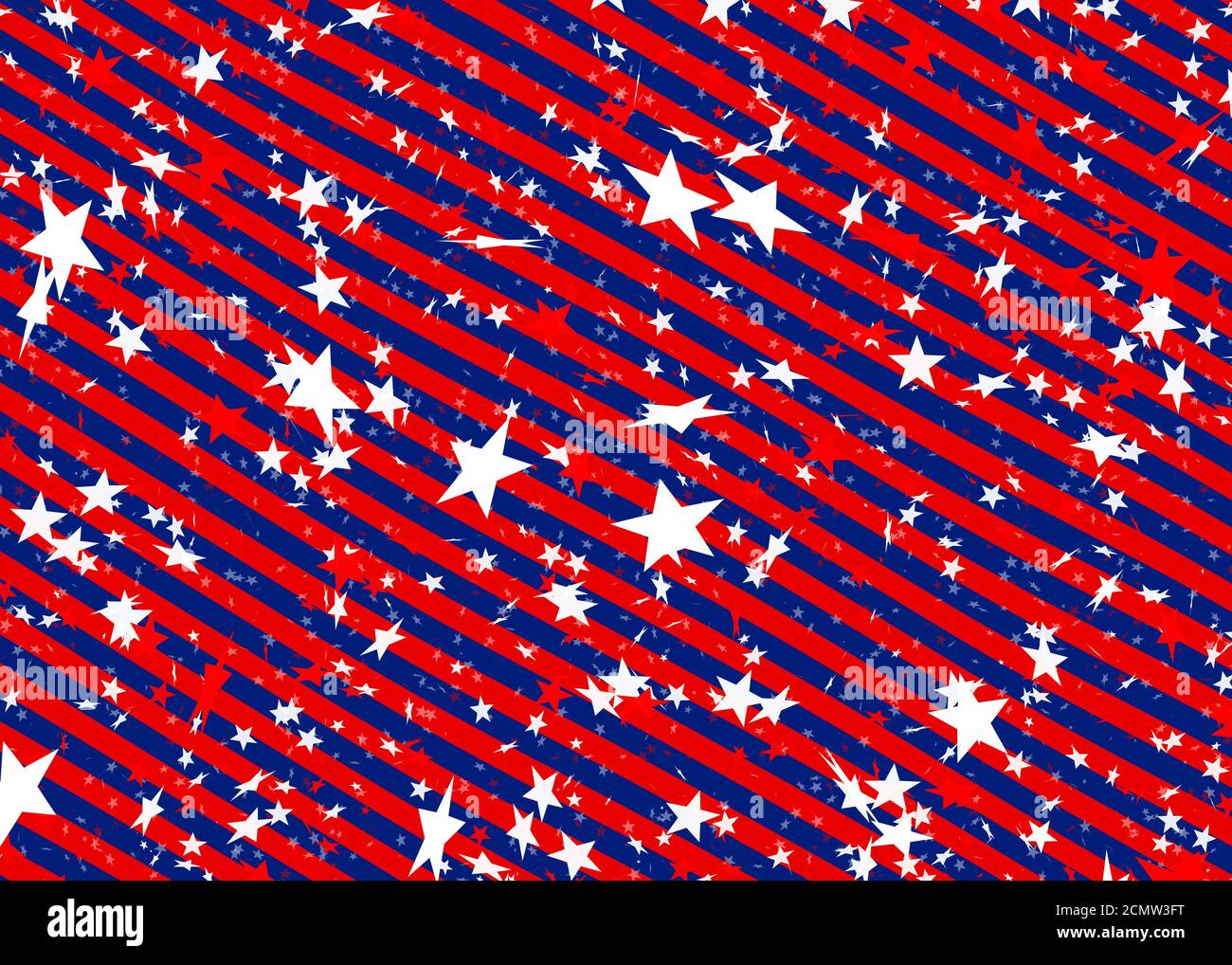 United States Stars and Stripes Election background illustration Stock ...