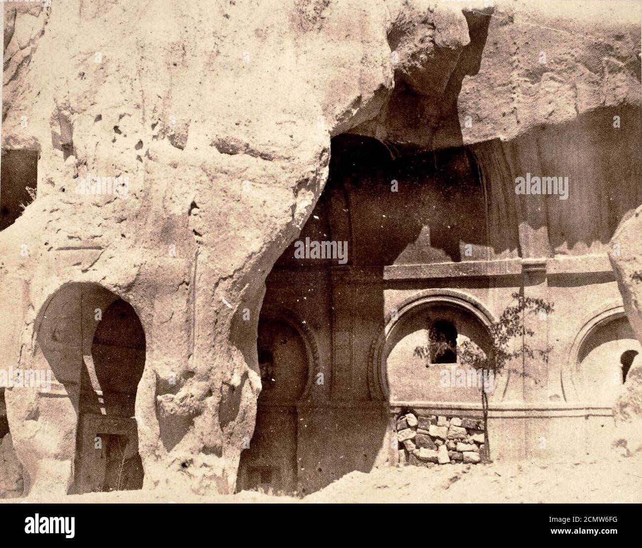 John Henry Haynes. Interior view of chapel, Mantcheani Cappadocia (id ...