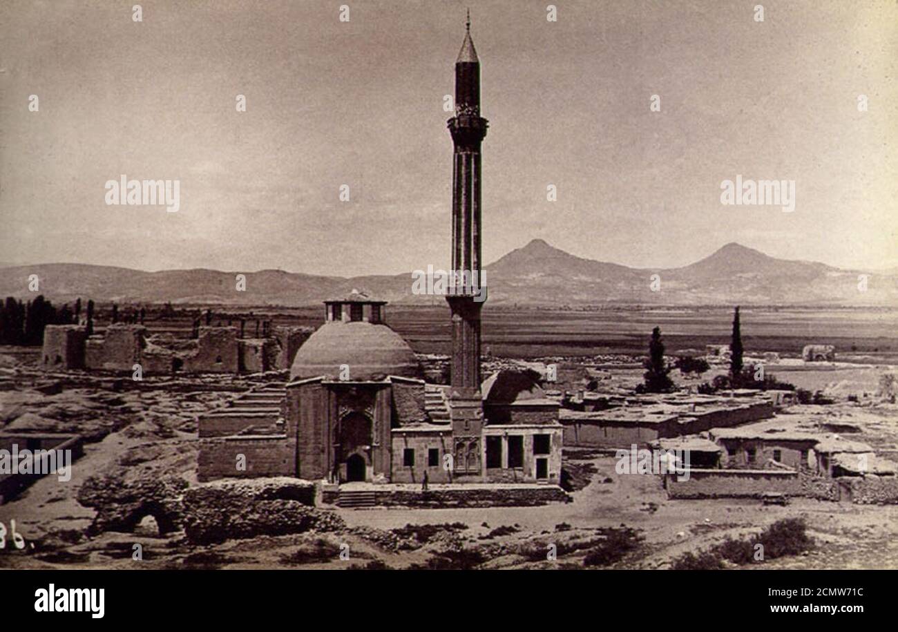 John Henry Haynes. Konya's Ince Minareli Medrese. 1901 Stock Photo - Alamy