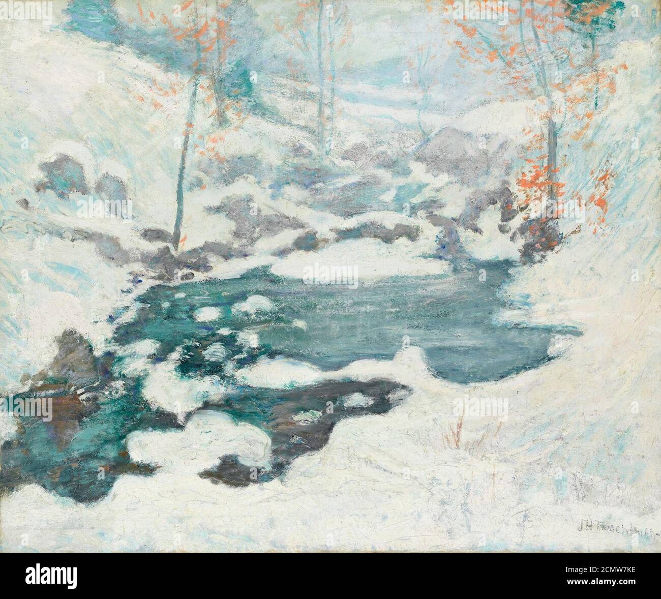 John Henry Twachtman - Icebound Stock Photo - Alamy
