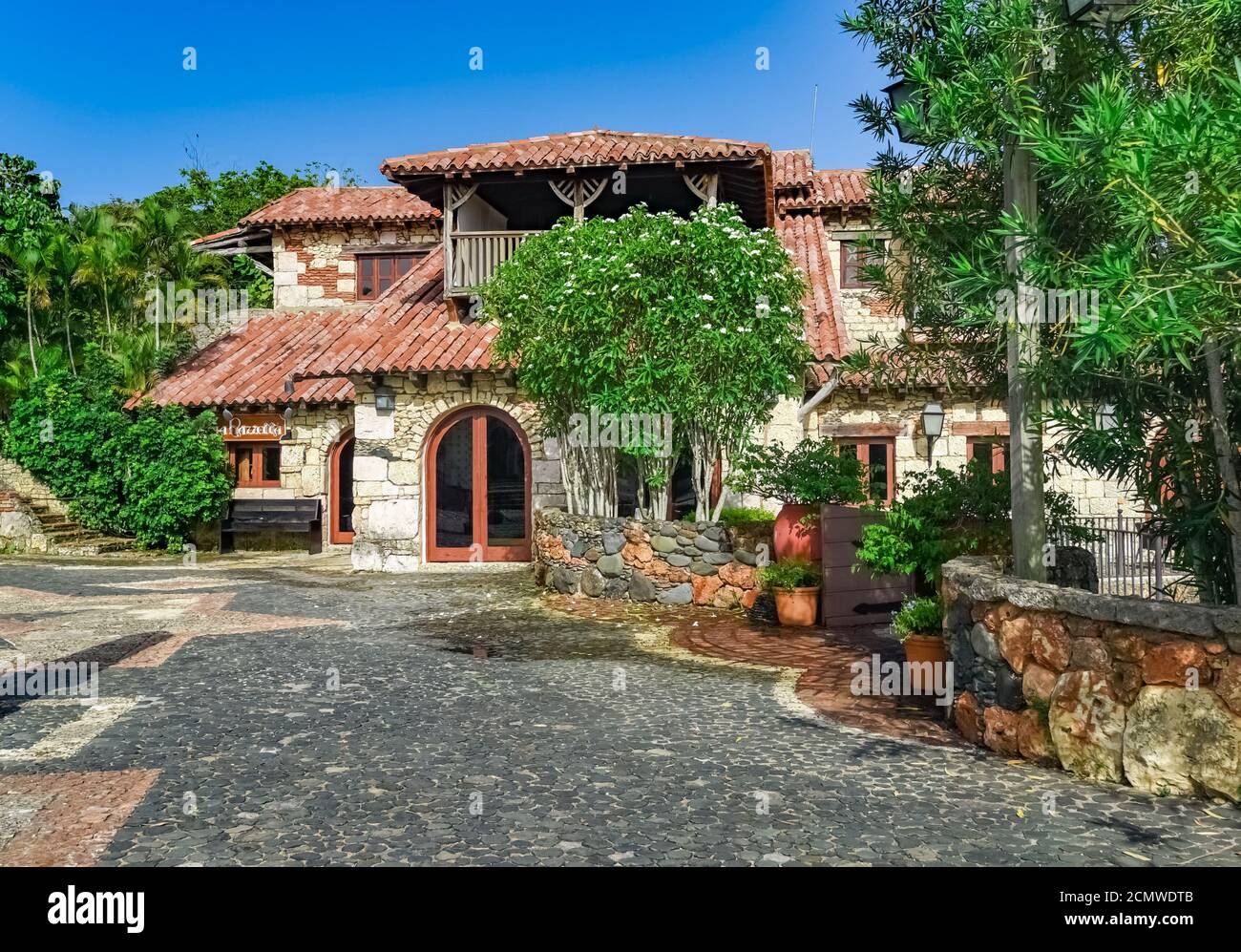 Altos de Chavon Stock Photo - Alamy