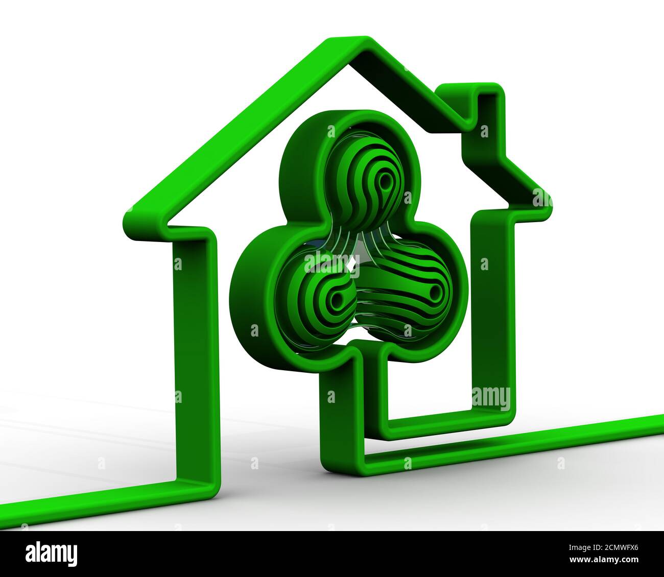 Symbol environmentally friendly home. Green symbol environmentally ...