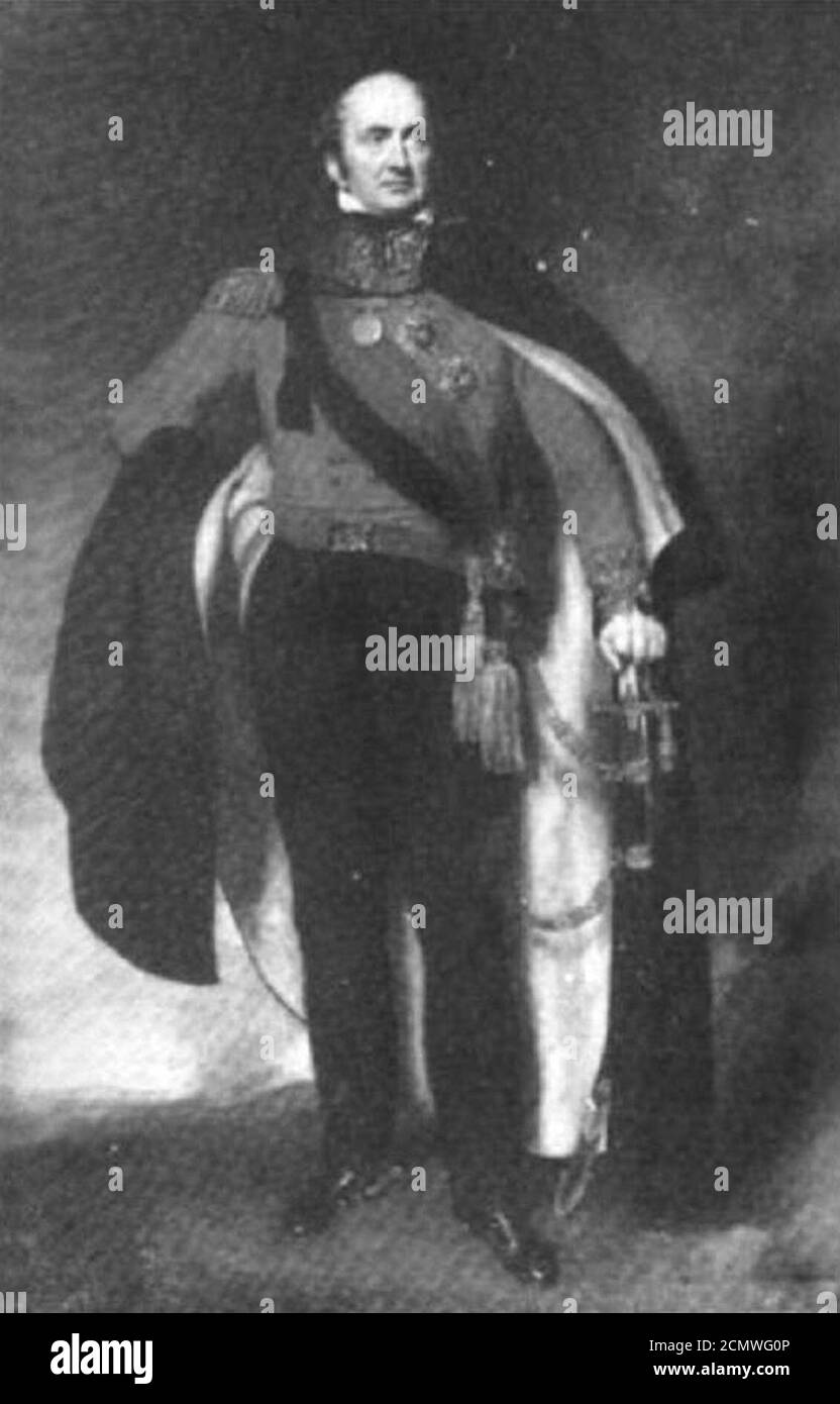 John Malcom 1769 1833 by Samuel Lane Stock Photo - Alamy