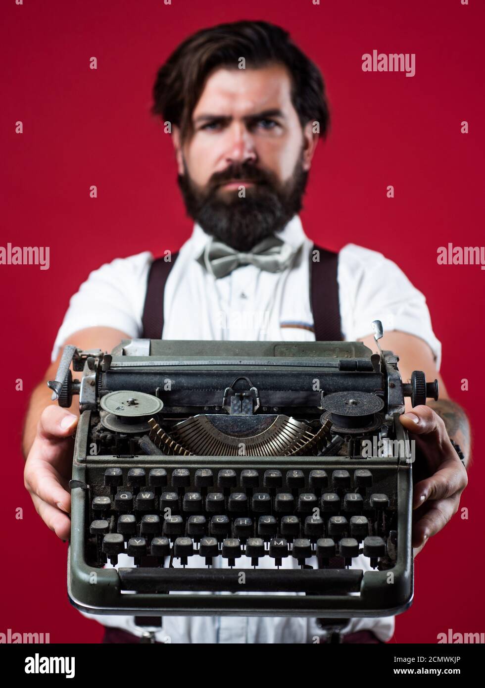 Typist male typist hi-res stock photography and images - Alamy