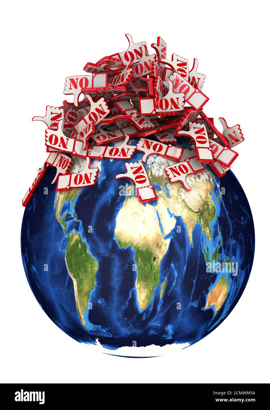 The globe bombarded with negative reviews. Globe and a bunch of ...