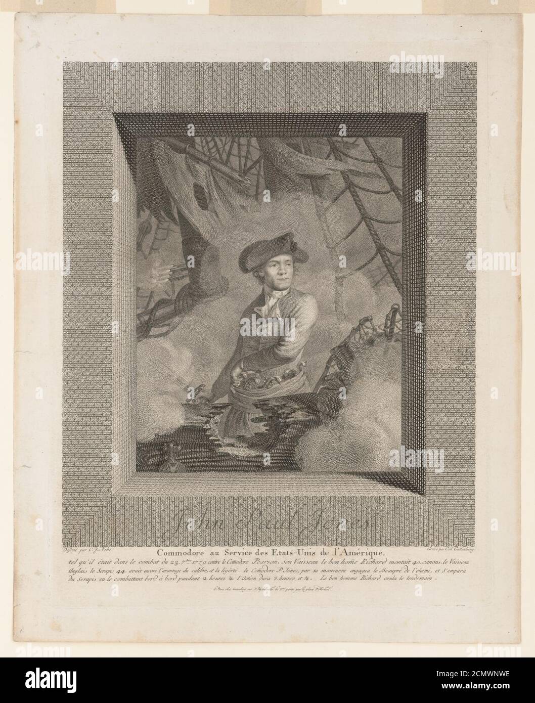 John Paul Jones, commodore au service des Etats-Unis de l'Amérique ...