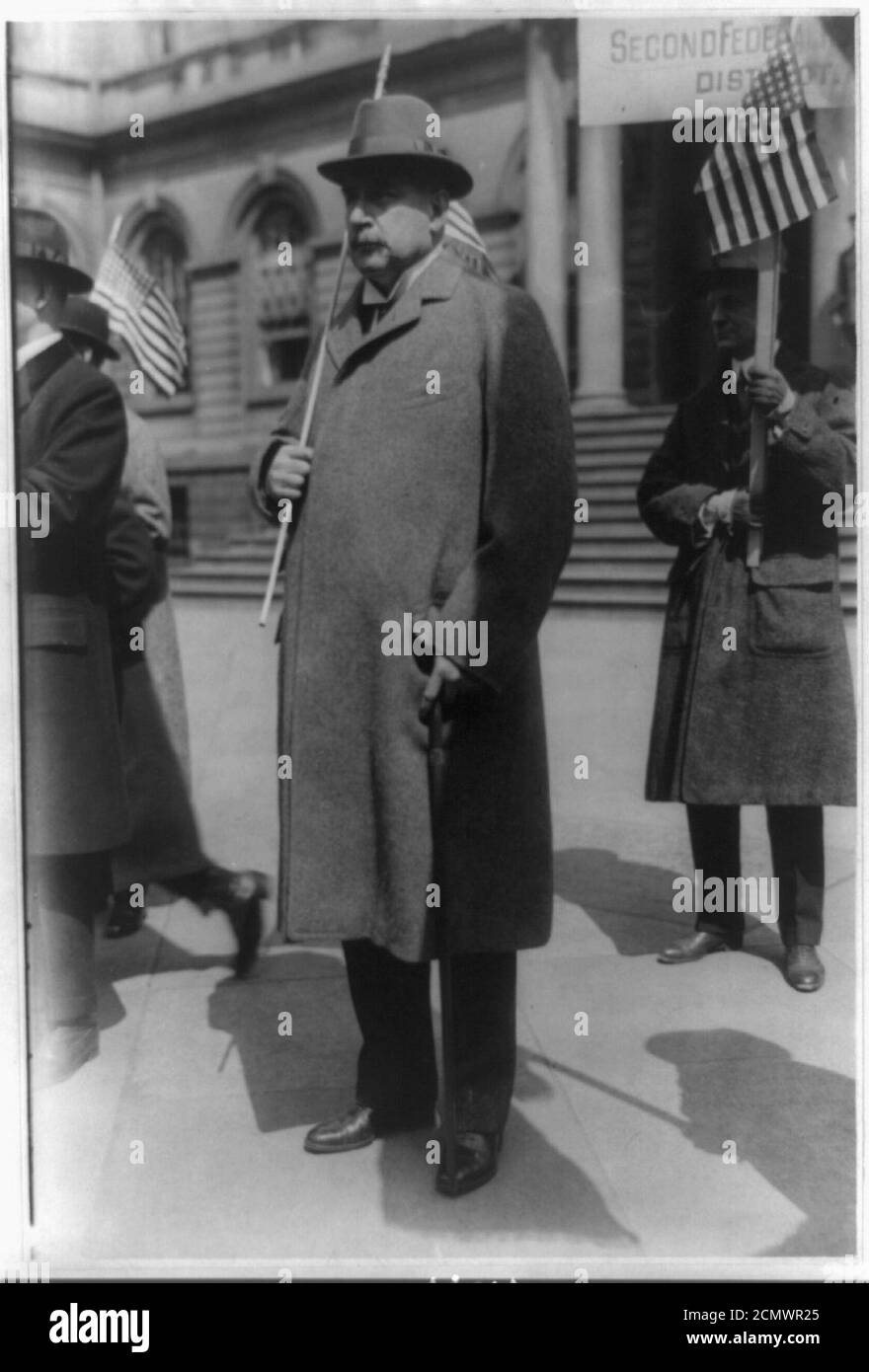 John Pierpont Morgan, Jr., full-length portrait, standing, facing left ...