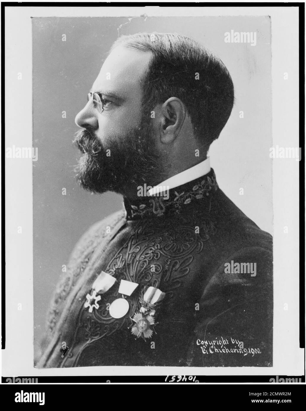John Philip Sousa, head-and-shoulders portrait, facing left, wearing ...