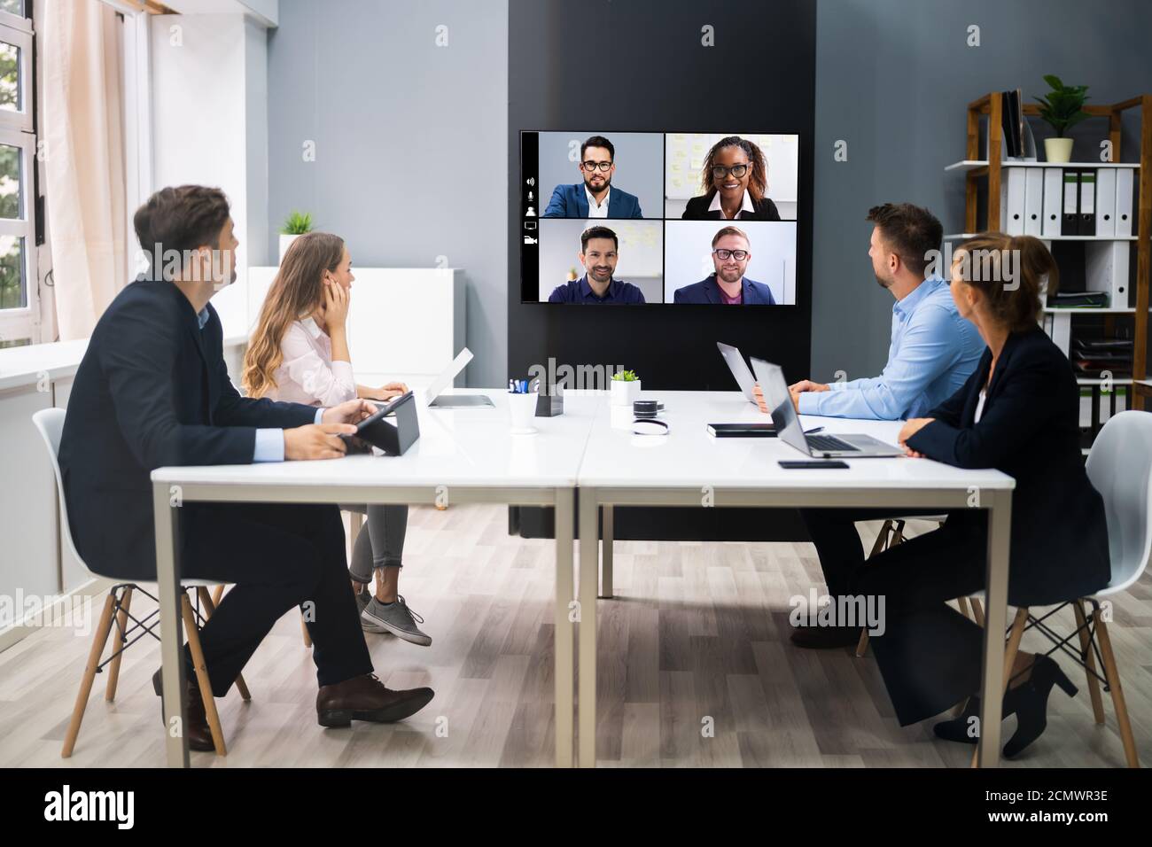 Online Video Conference Social Distancing Webinar Business Meeting ...