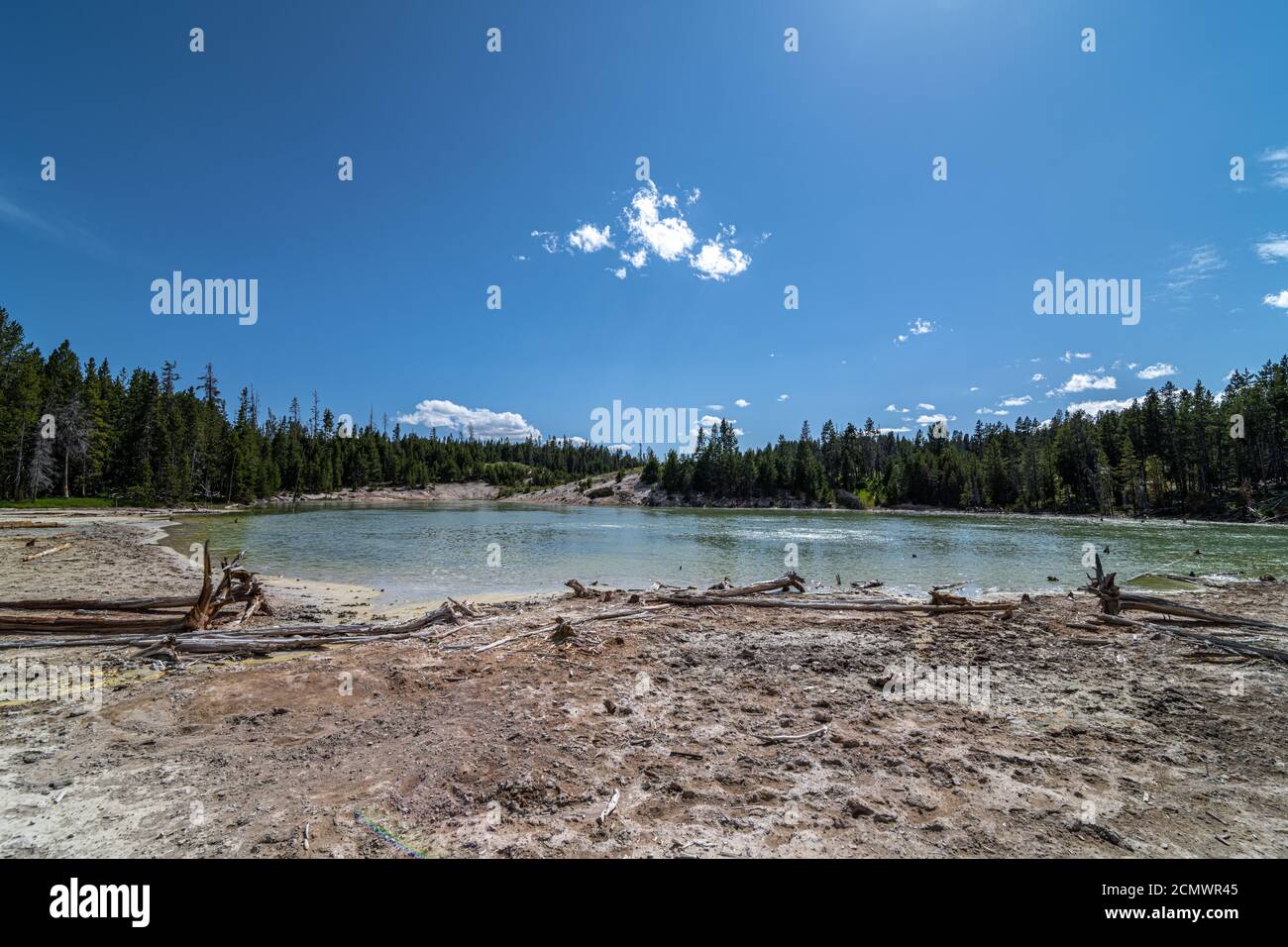 Sour Lake, Mud Volcano Area, Yellowstone National Park Stock Photo - Alamy