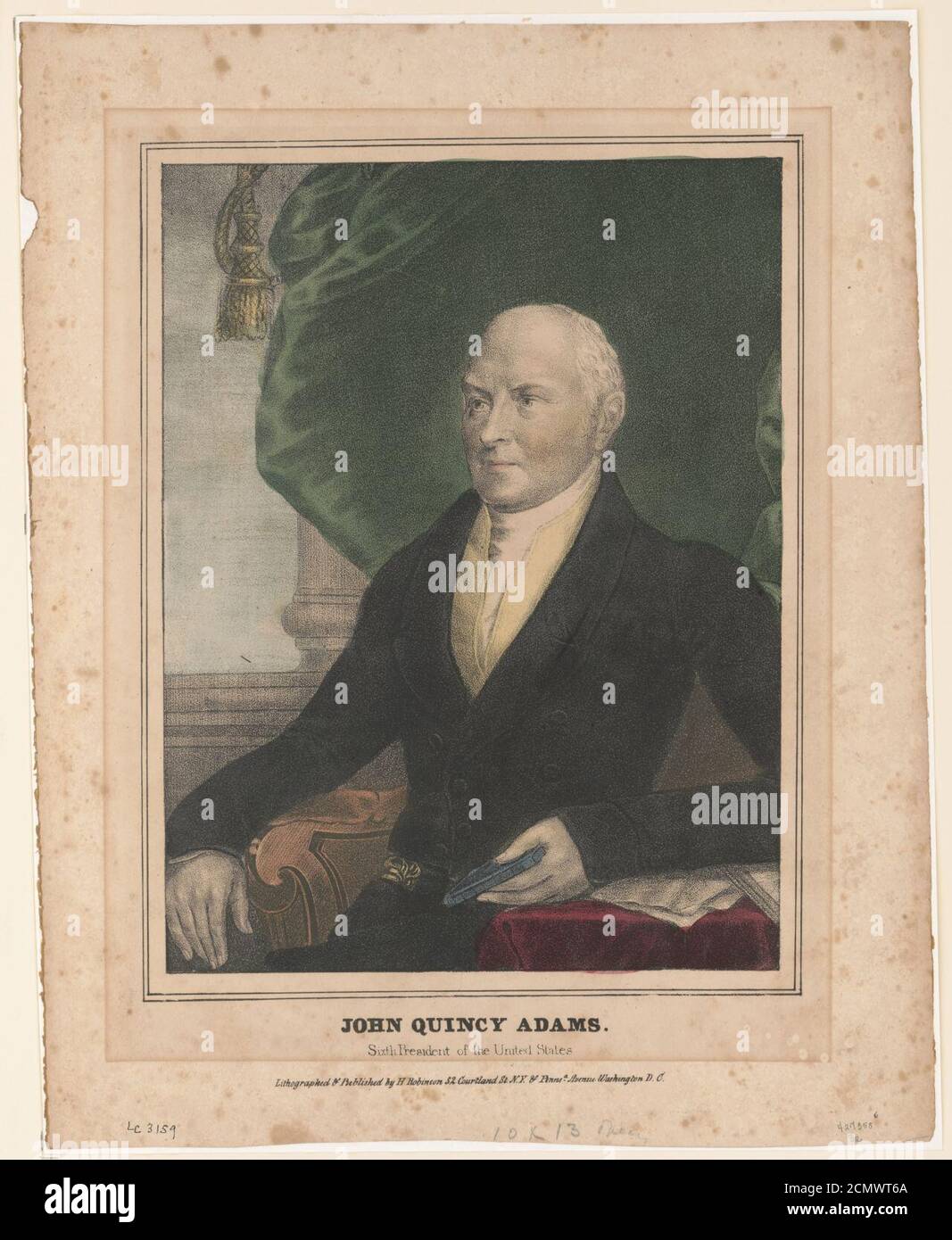 Sixth president of the united states hi-res stock photography and ...