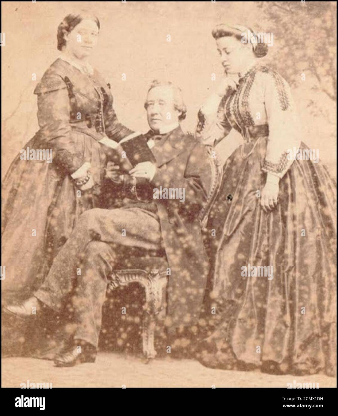 John Robinson McClean and family Stock Photo - Alamy