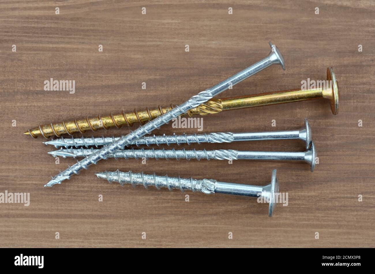 Various tapping screws for construction Stock Photo - Alamy
