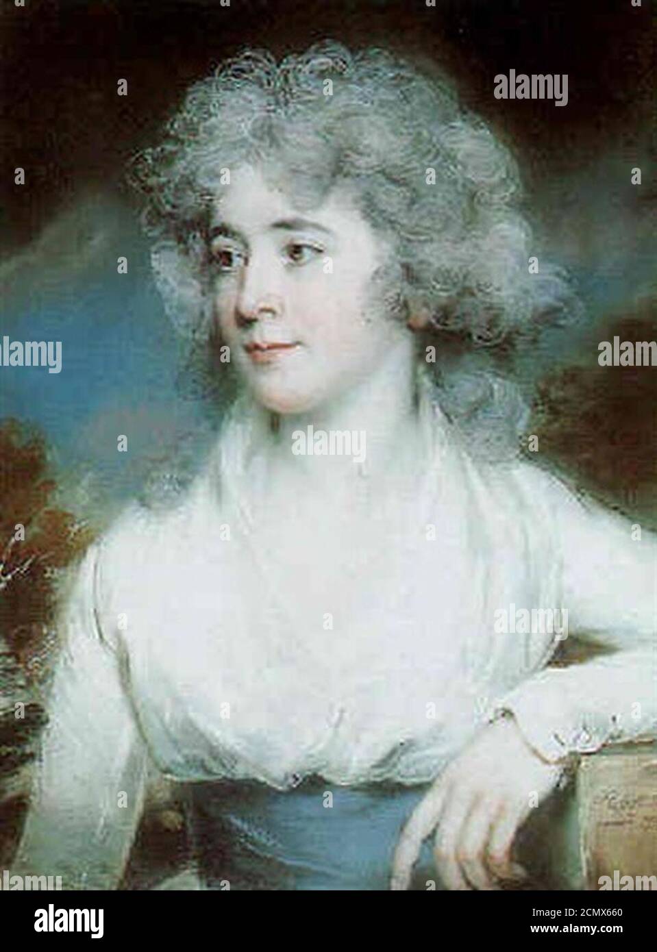 John Russell portrait of Miss Georgina Jane Keate Stock Photo - Alamy