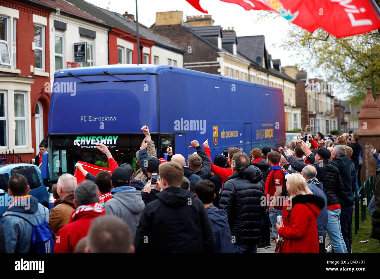 Liverpool fc bus hi-res stock photography and images - Alamy