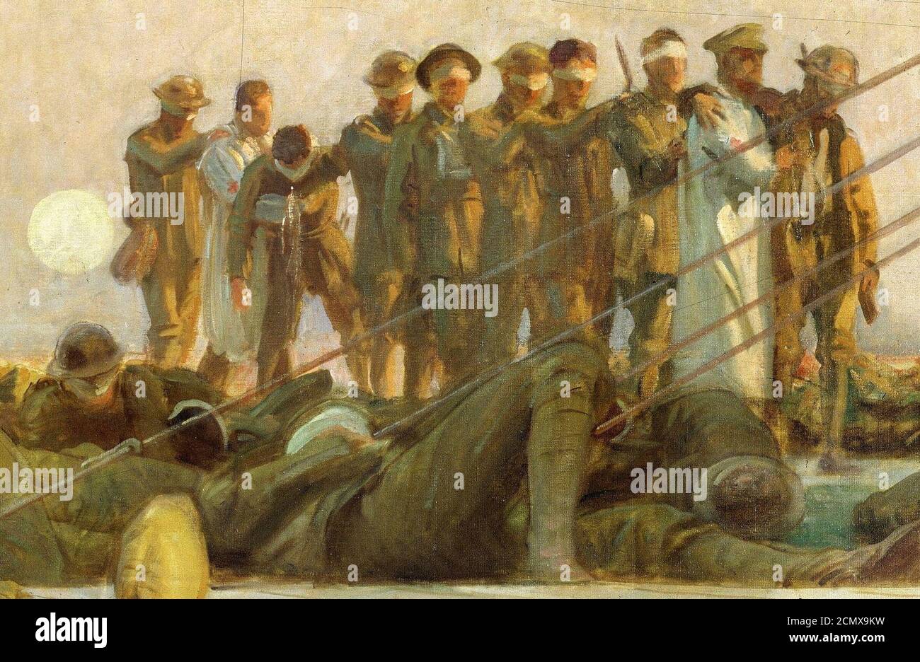 John Singer Sargent - Gassed - Detail Stock Photo - Alamy