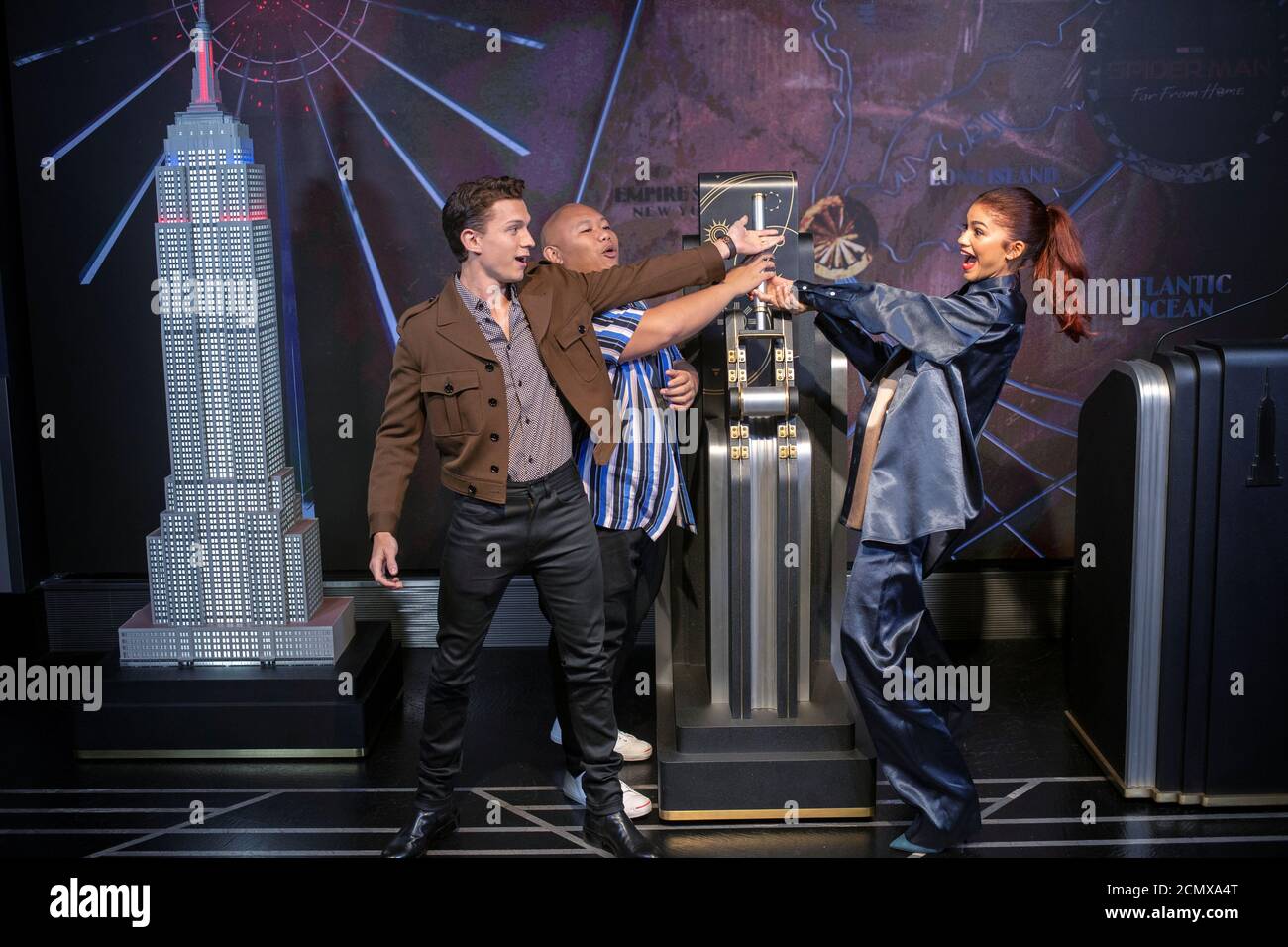 Tom holland spiderman new york hi-res stock photography and images - Alamy