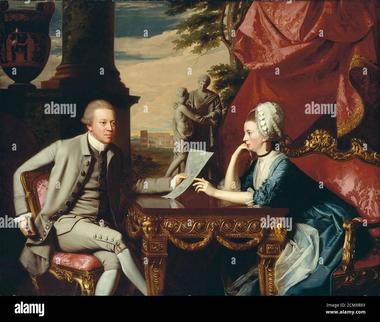 John Singleton Copley - Mr. and Mrs. Ralph Izard (Alice Delancey Stock ...