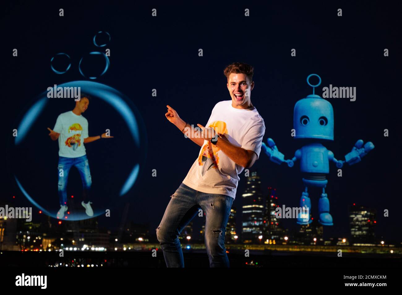 Hologram himself hi-res stock photography and images - Alamy