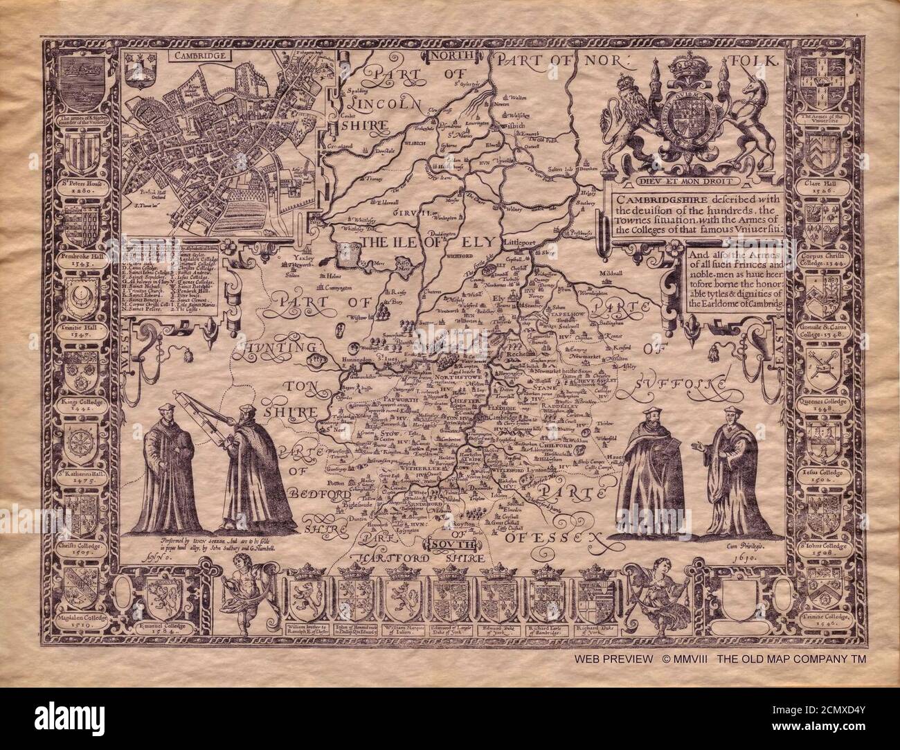 John speed map 1610 hi-res stock photography and images - Alamy