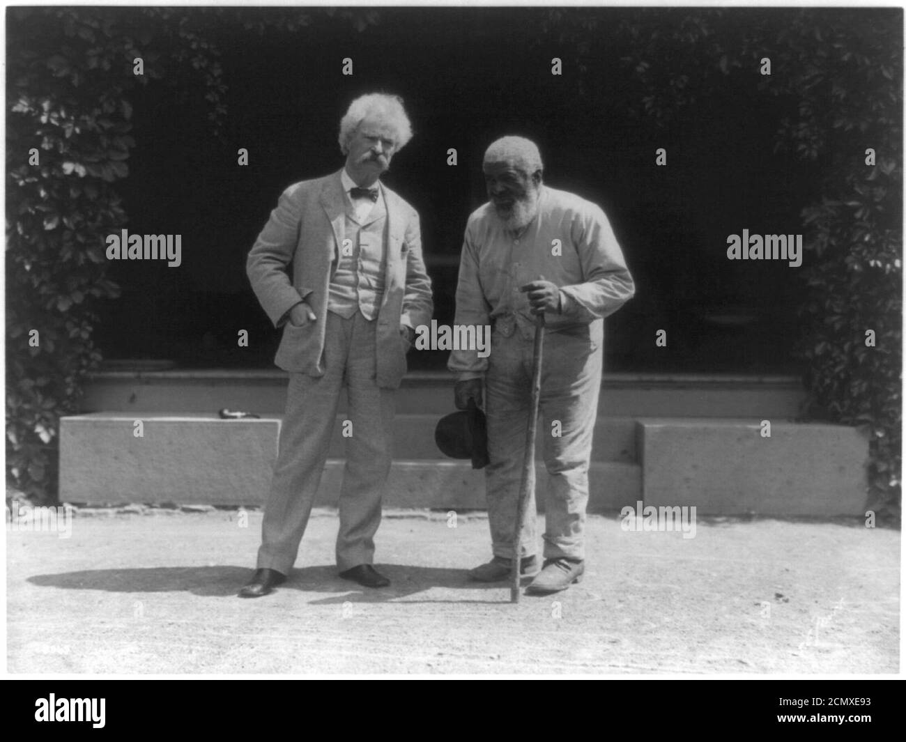 John T. Lewis and Samuel Clemens Stock Photo - Alamy