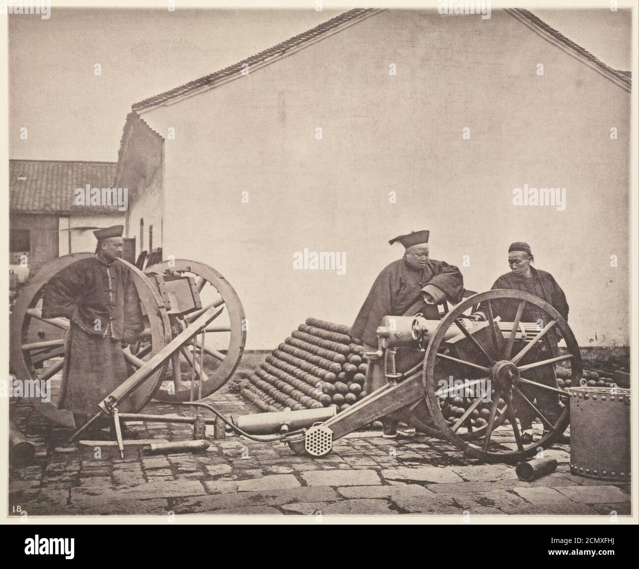 John Thomson (Scottish - Scene in Nanking Arsenal Stock Photo - Alamy