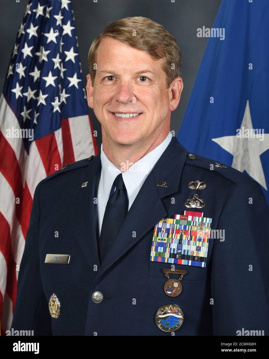 John Tree as a brigadier general Stock Photo - Alamy
