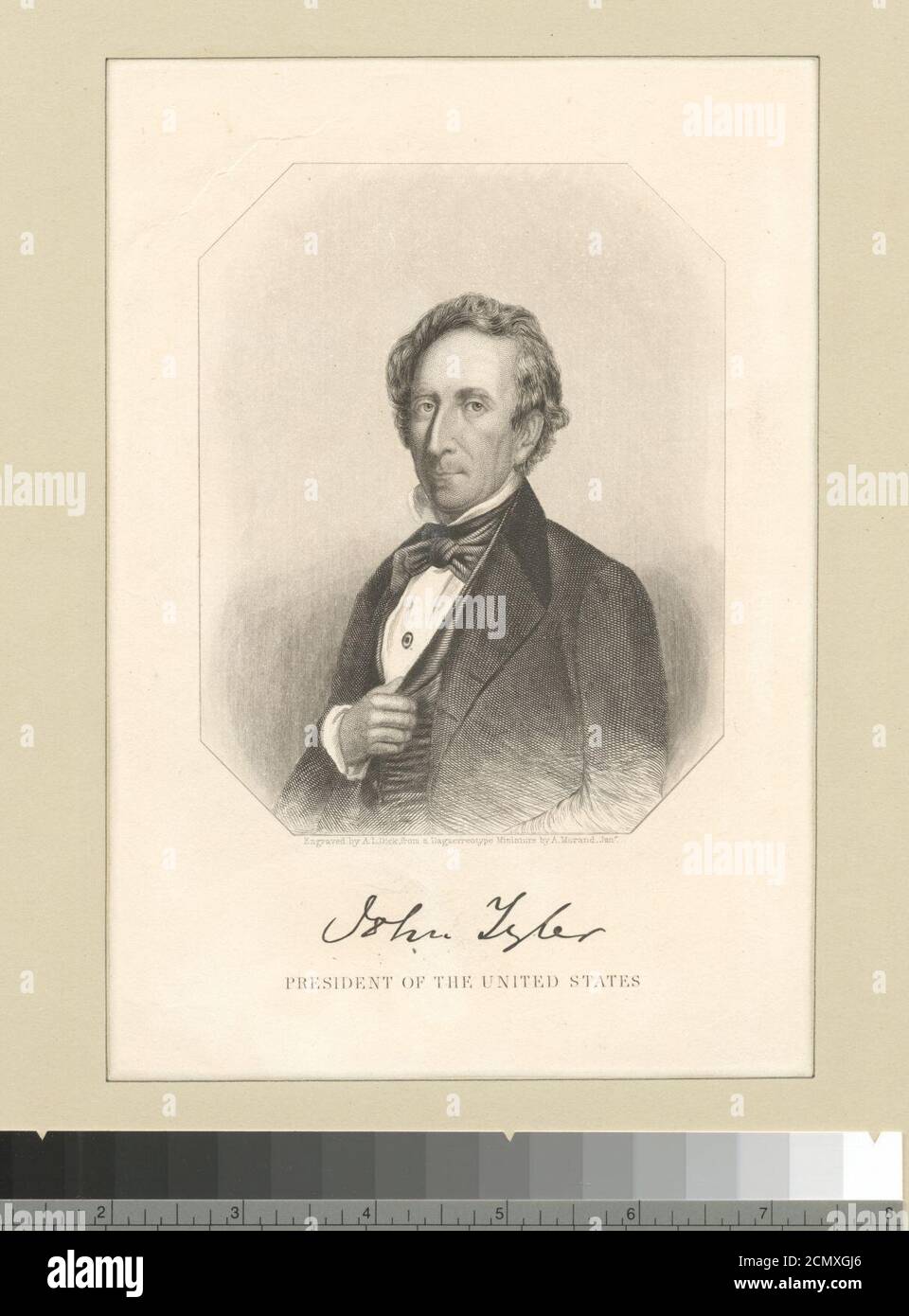 John Tyler, President of the United States Stock Photo - Alamy