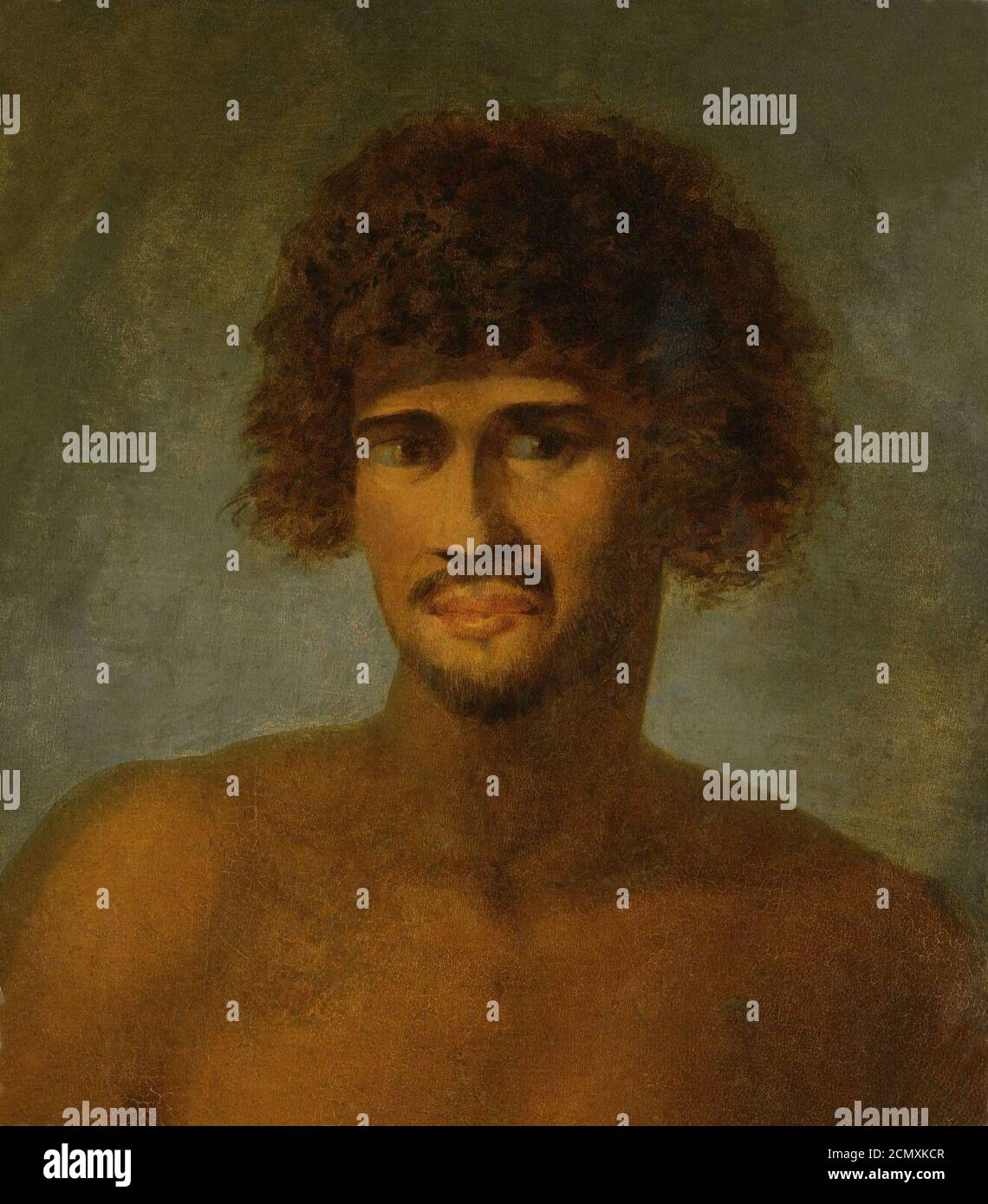 John Webber's oil painting of Otoo, 1777 (restored, sq Stock Photo - Alamy