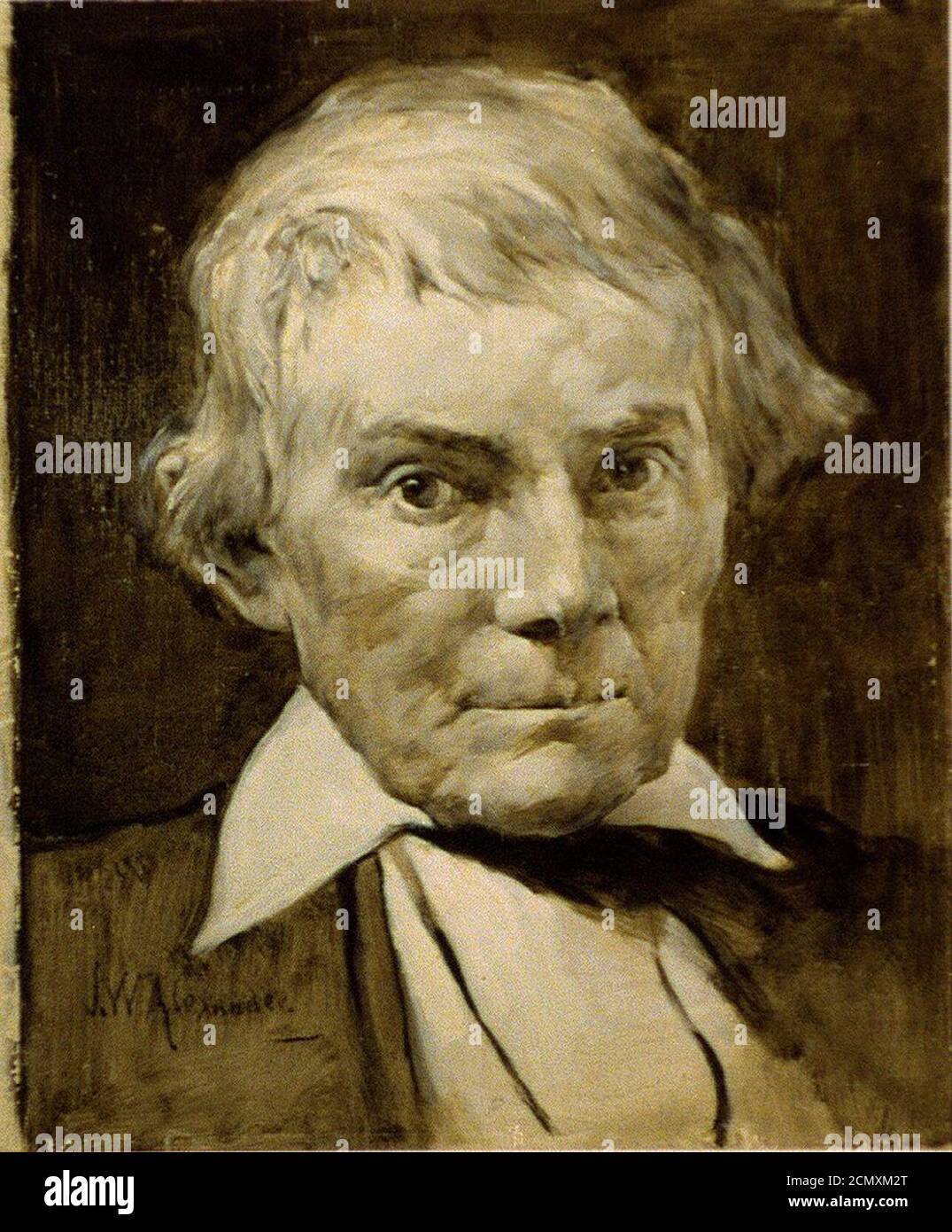 John White Alexander - Alexander Stephens portrait Stock Photo - Alamy