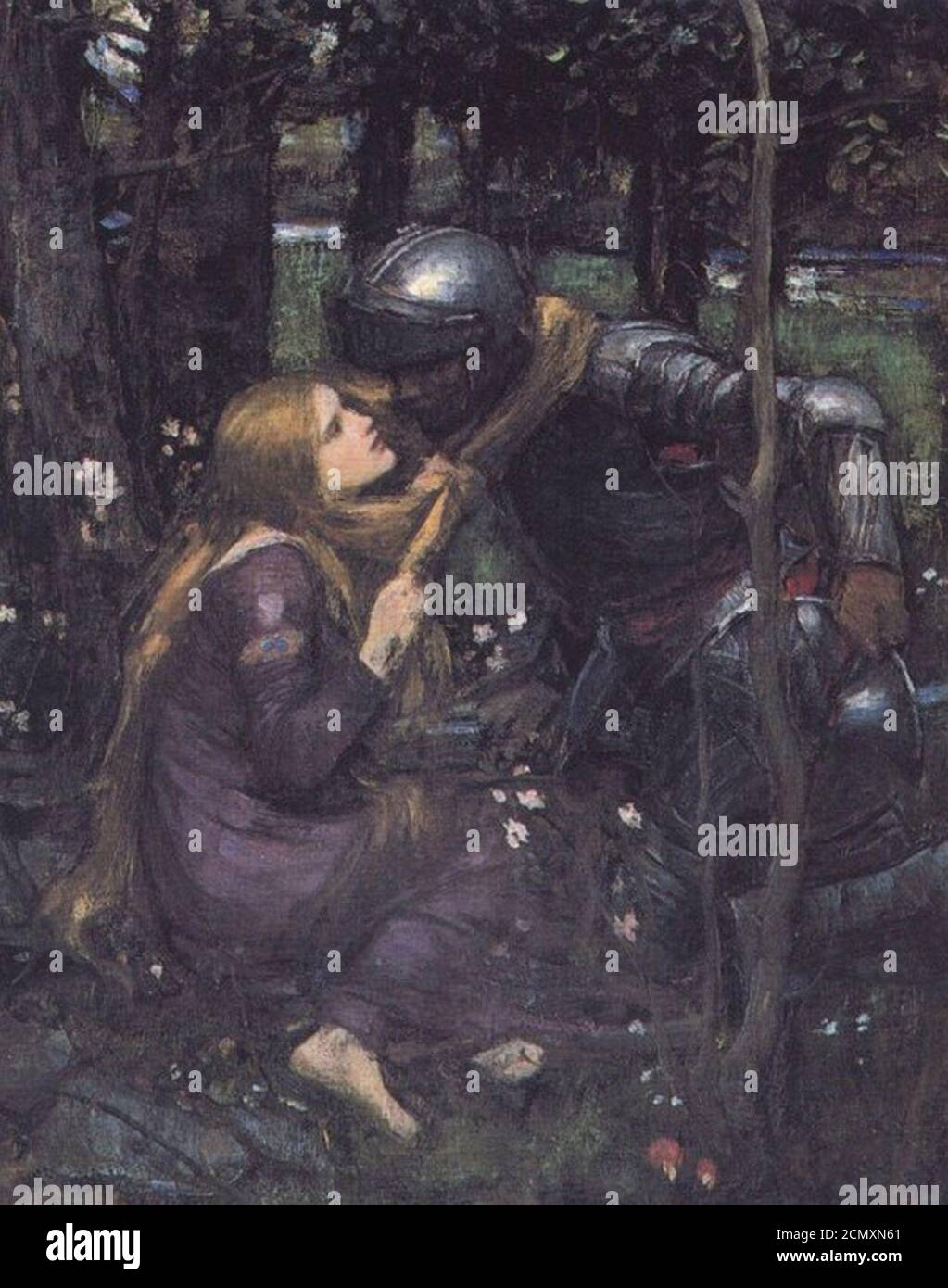 John William Waterhouse - La Belle Dame sans Merci (study Stock Photo ...