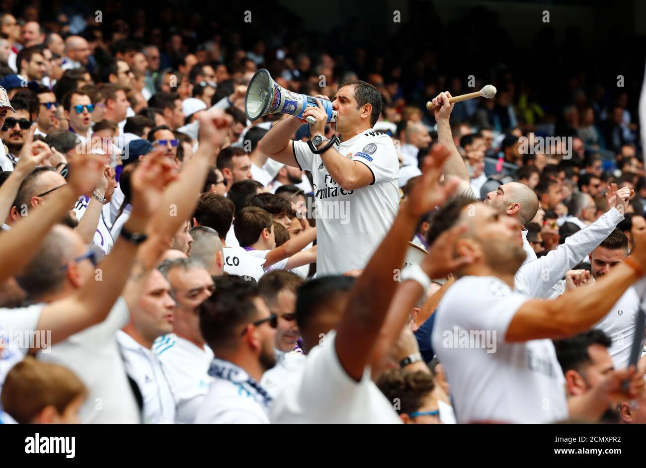 Football fan megaphone hi-res stock photography and images - Alamy