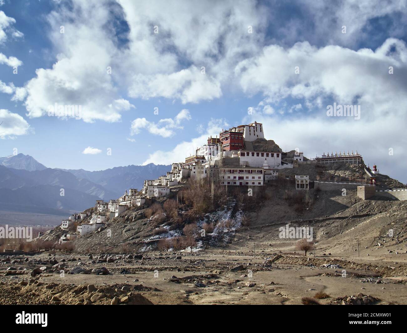 Buddhist monastery Tiksi India Himalayas Ladakh Stock Photo - Alamy