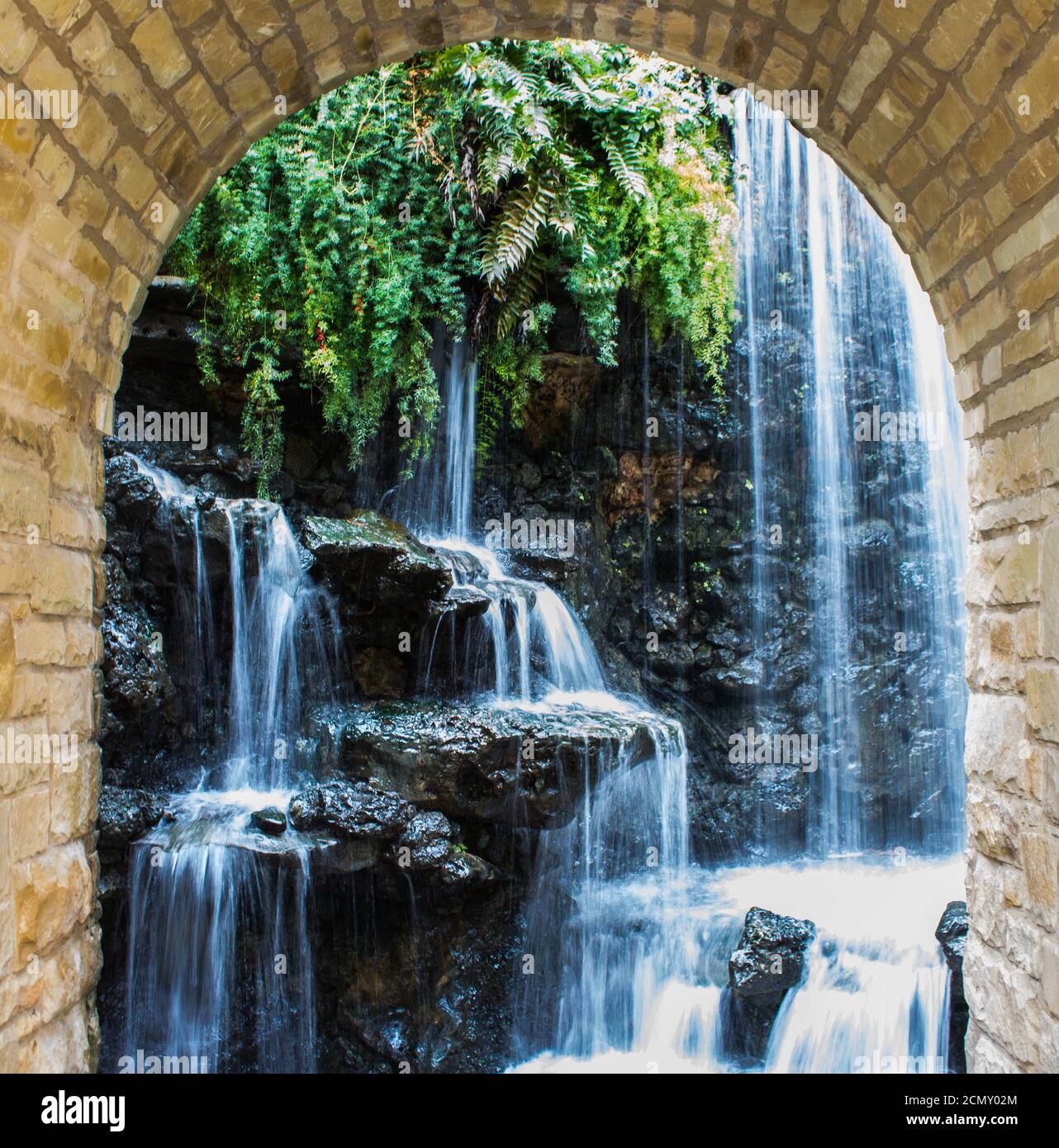 The River Walk Fountain Stock Photo - Alamy