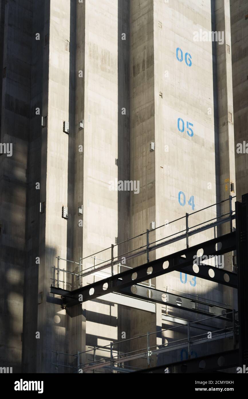 slip form core construction Stock Photo - Alamy