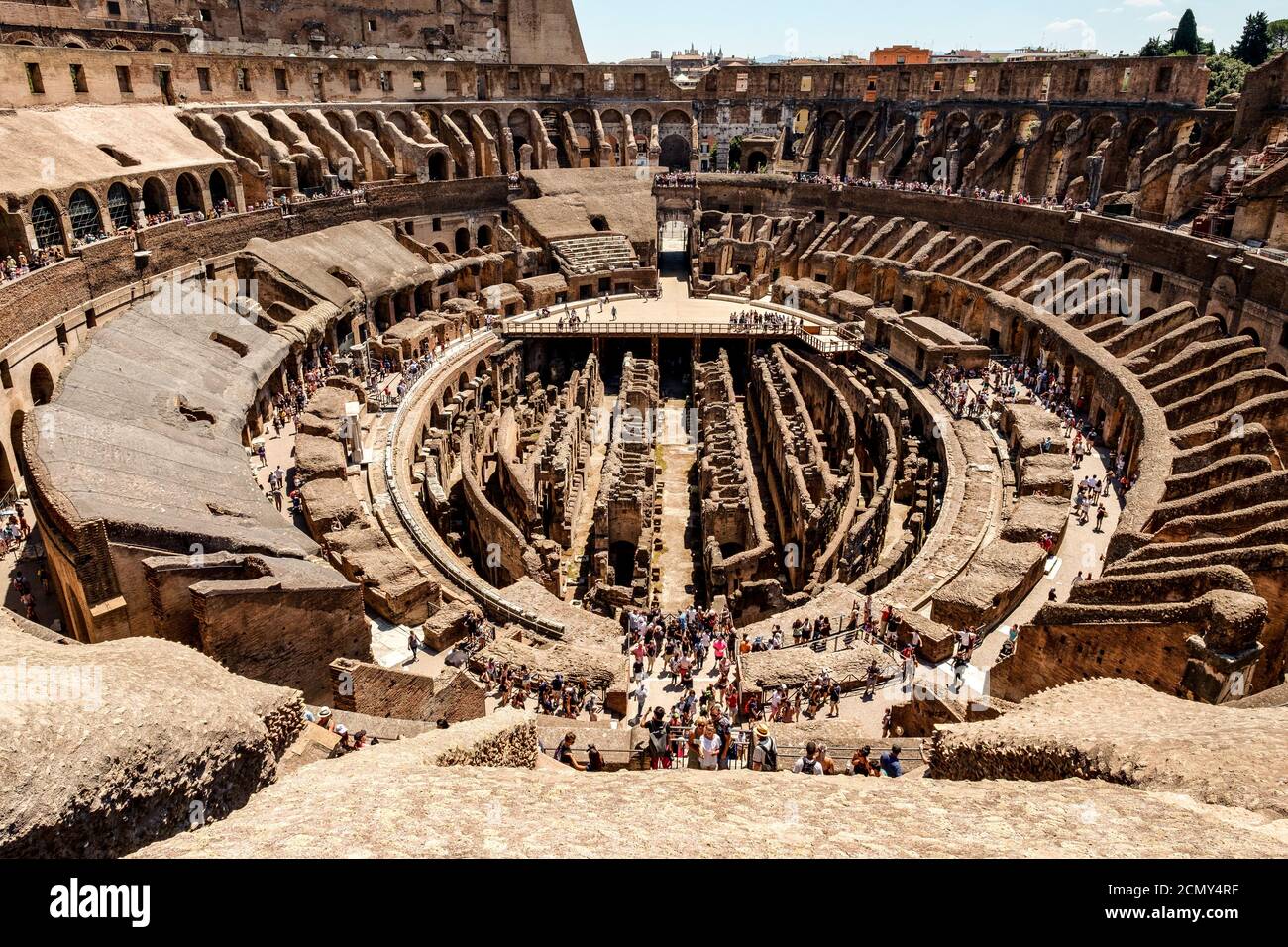 The ruins of the Colosseum in Rome Stock Photo - Alamy