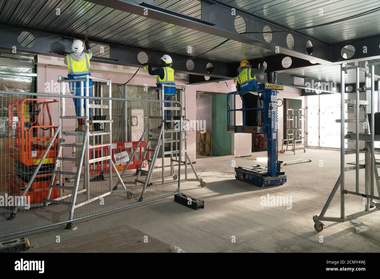 Cleaning in progress Stock Photo - Alamy