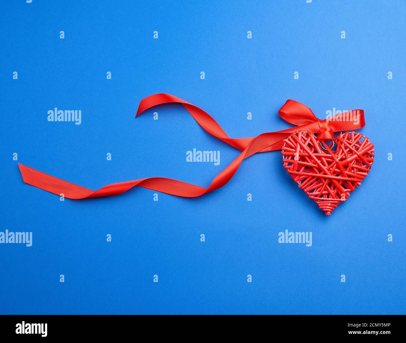 Decorative red wicker heart hi-res stock photography and images - Alamy