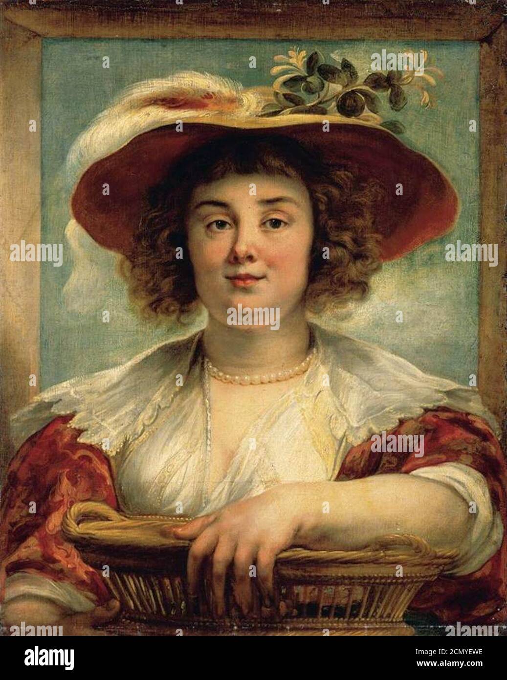 Jordaens Portrait of the Artist's Daughter Elizabeth Stock Photo - Alamy