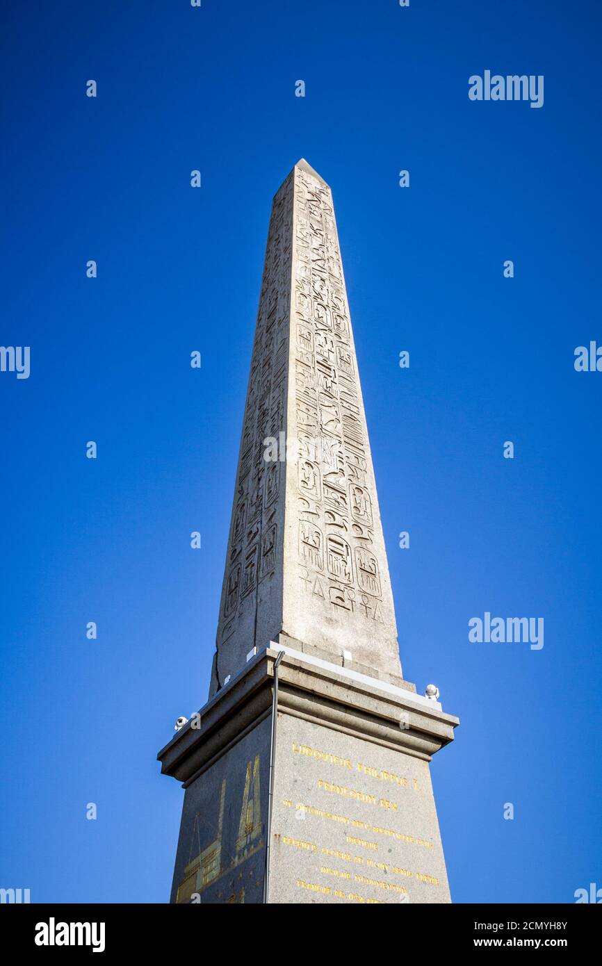 The obelisk of concorde square hi-res stock photography and images - Alamy