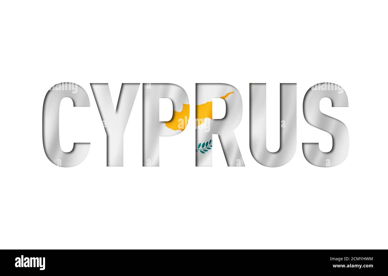 cyprus flag text font Stock Photo - Alamy