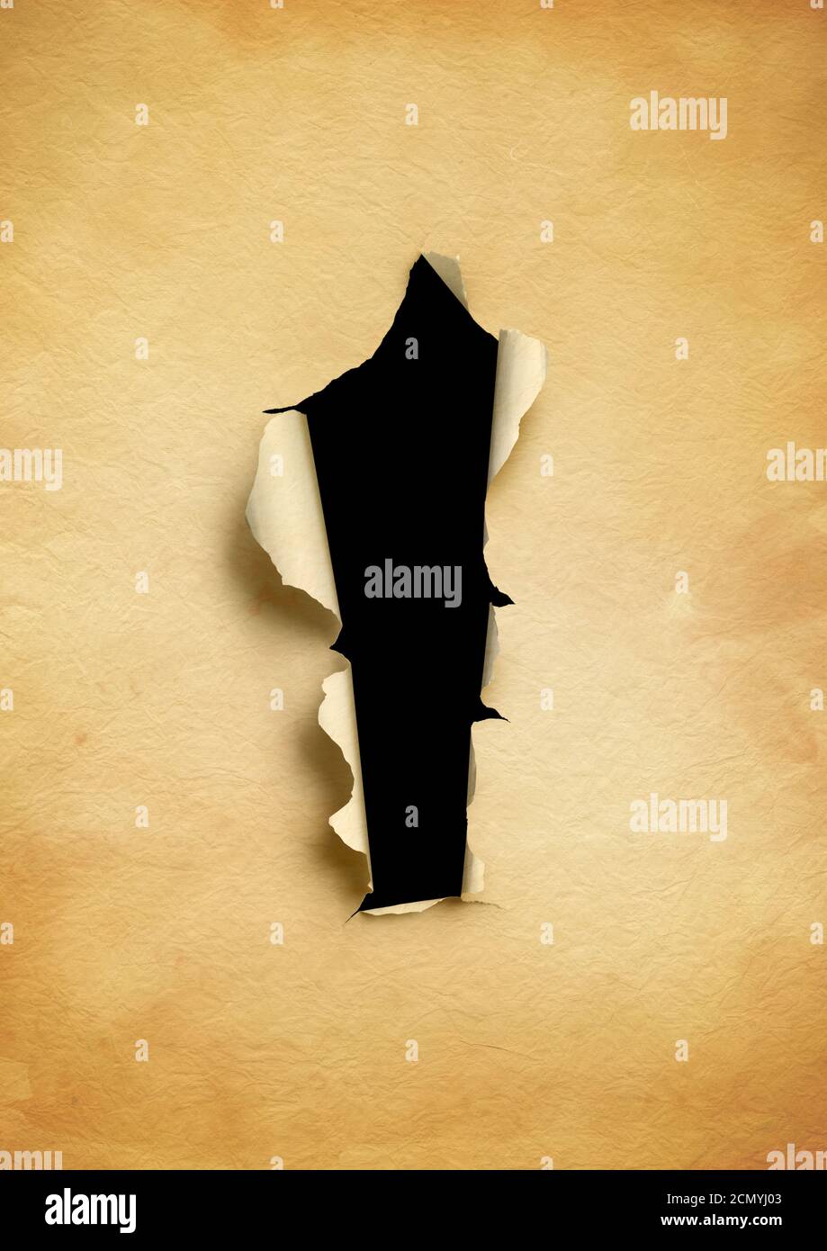Torn paper parchment hi-res stock photography and images - Alamy