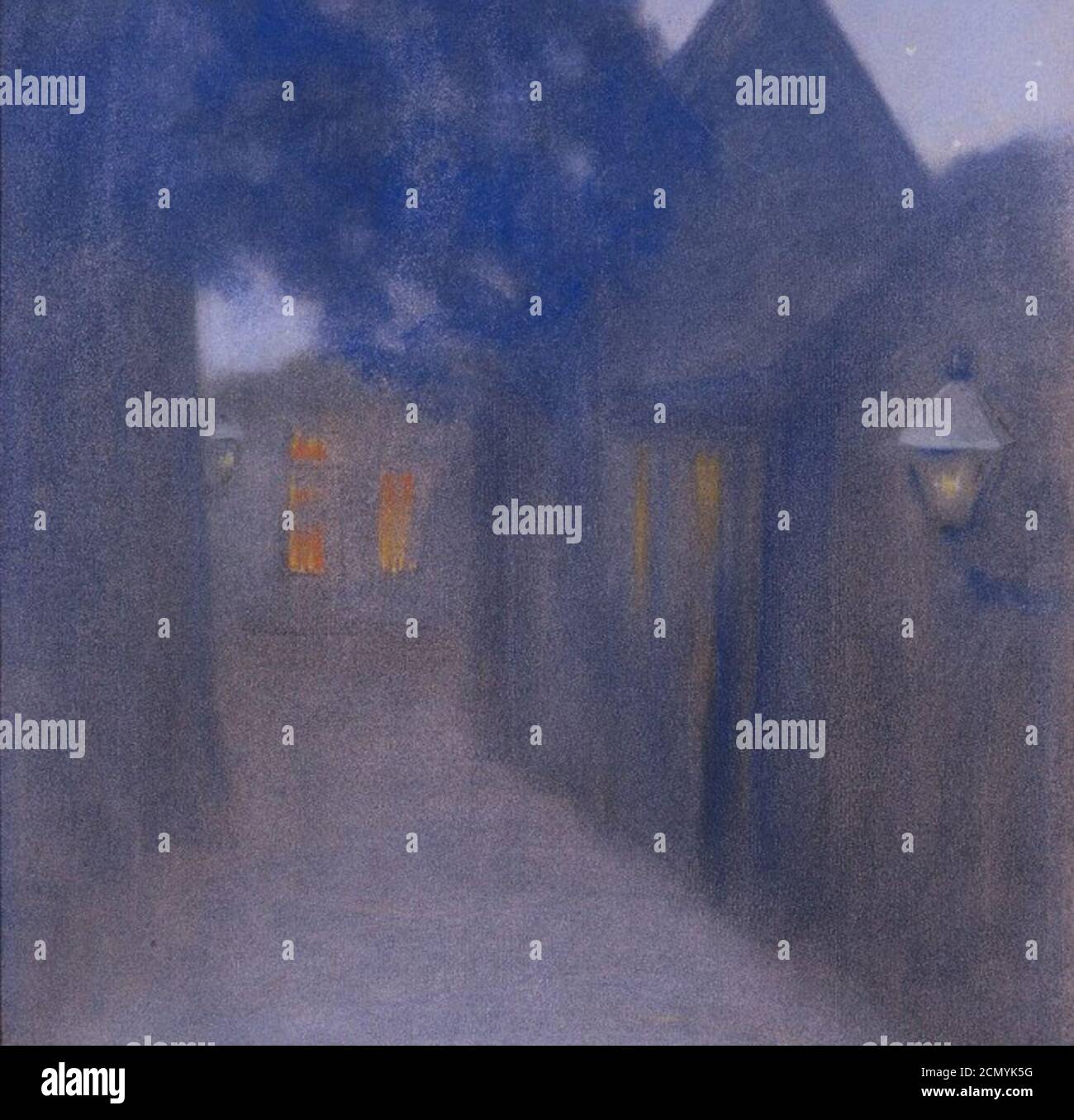 Jos Croin Dorpsgezicht 15n Stock Photo - Alamy