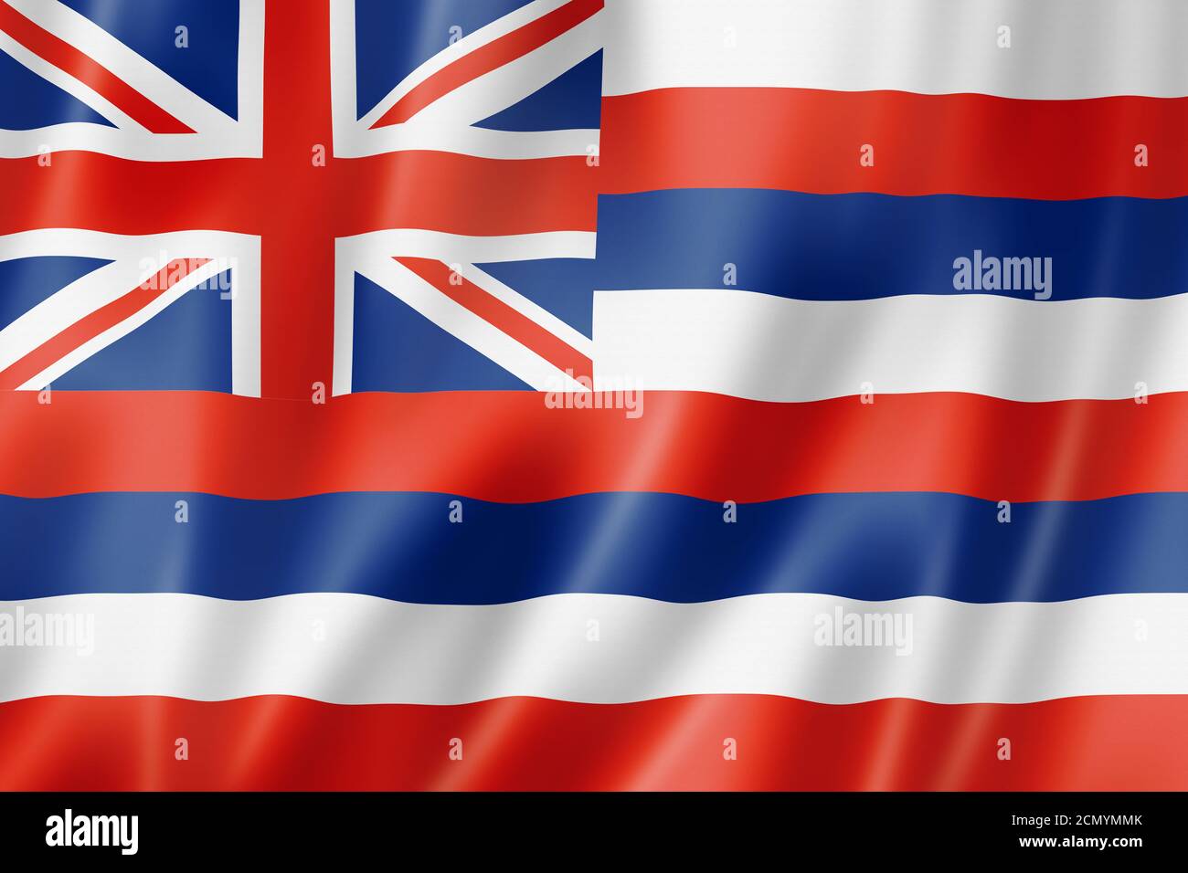Hawaii flag, USA Stock Photo - Alamy