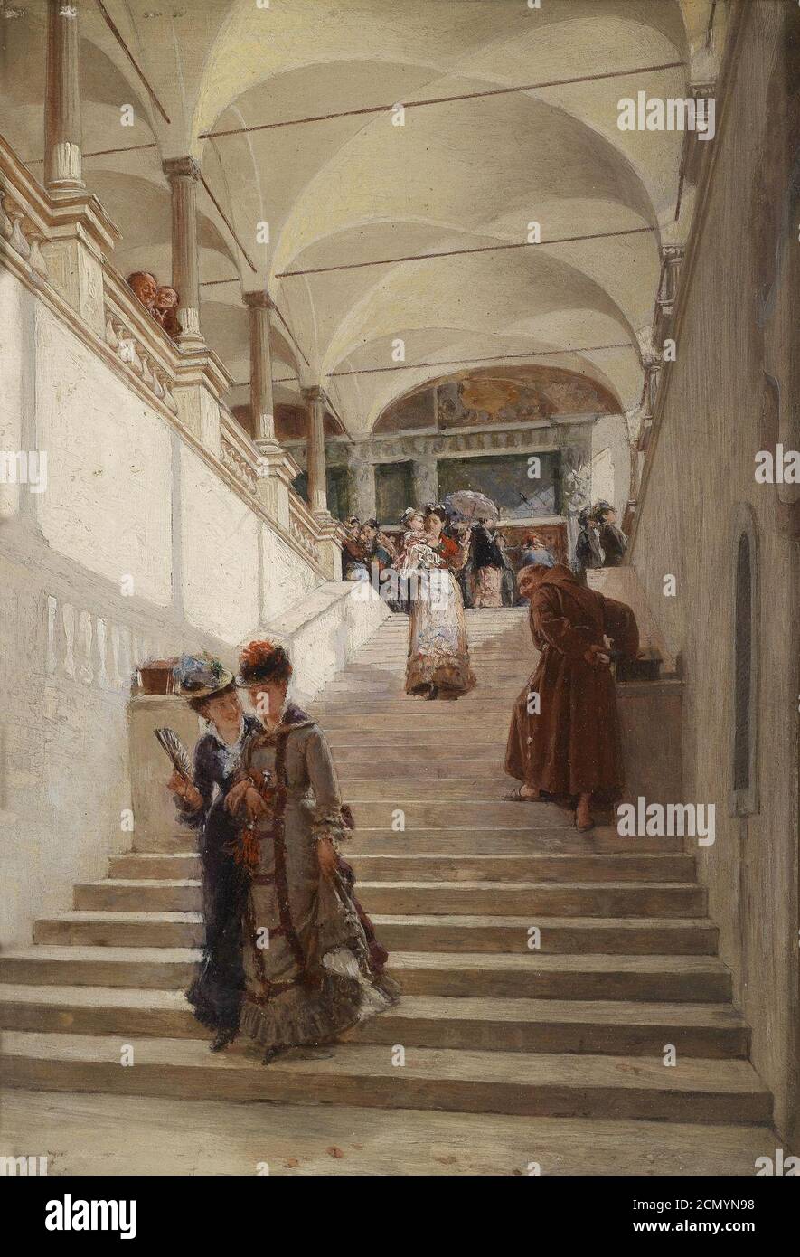 Jose Frappa Aufgang zur Galerie Stock Photo - Alamy